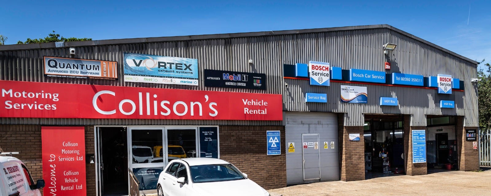 Contact us by Phone, Email & Online Form | Collisons Garage